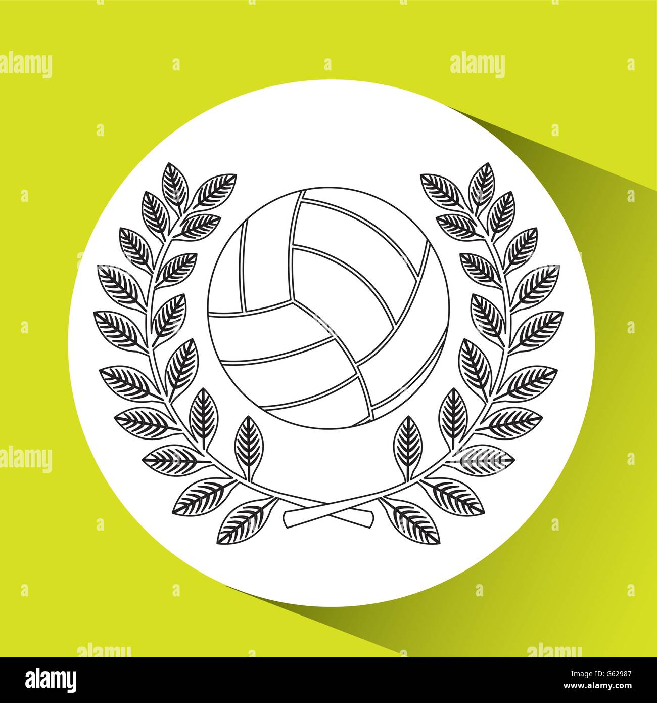 volleyball sport design Stock Vector Image & Art - Alamy