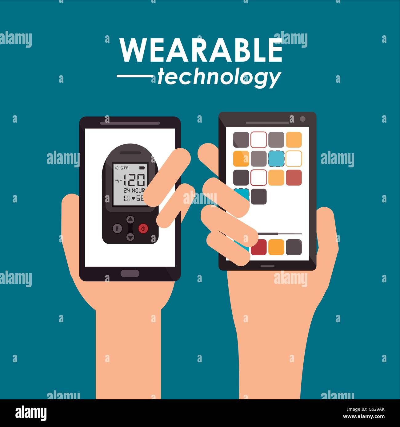 Wearable technology design Stock Vector Image & Art - Alamy