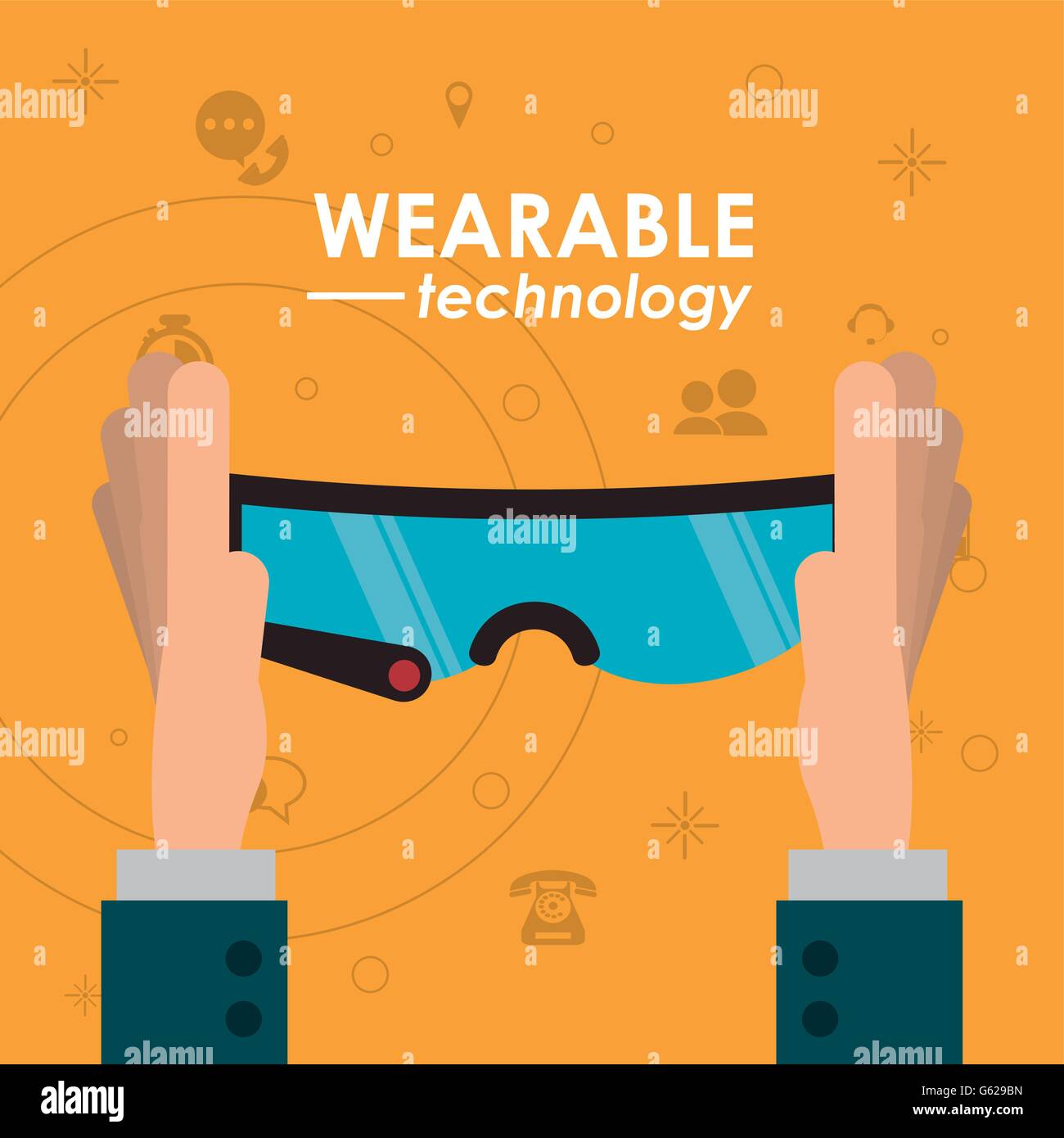 Wearable technology design Stock Vector Image & Art - Alamy