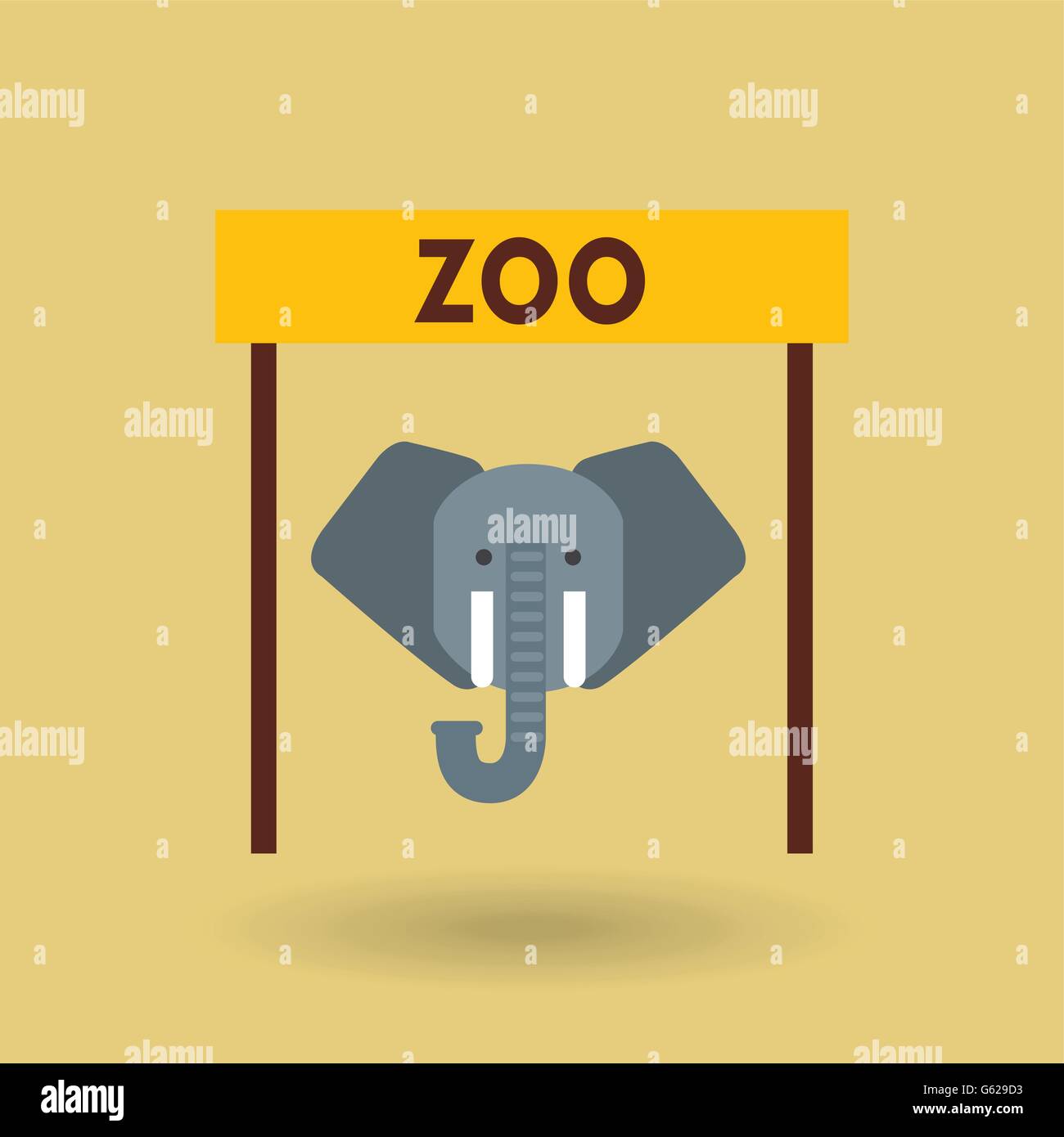 zoo animals design Stock Vector Image & Art - Alamy