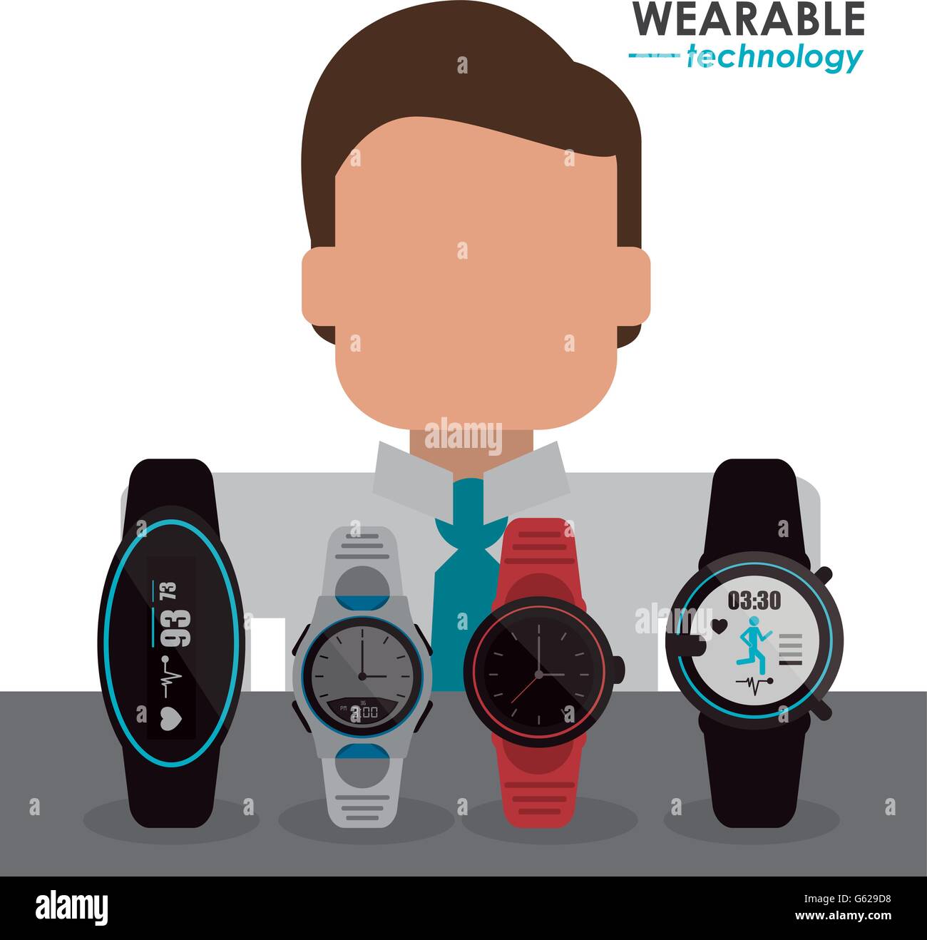 Wearable technology design Stock Vector Image & Art - Alamy