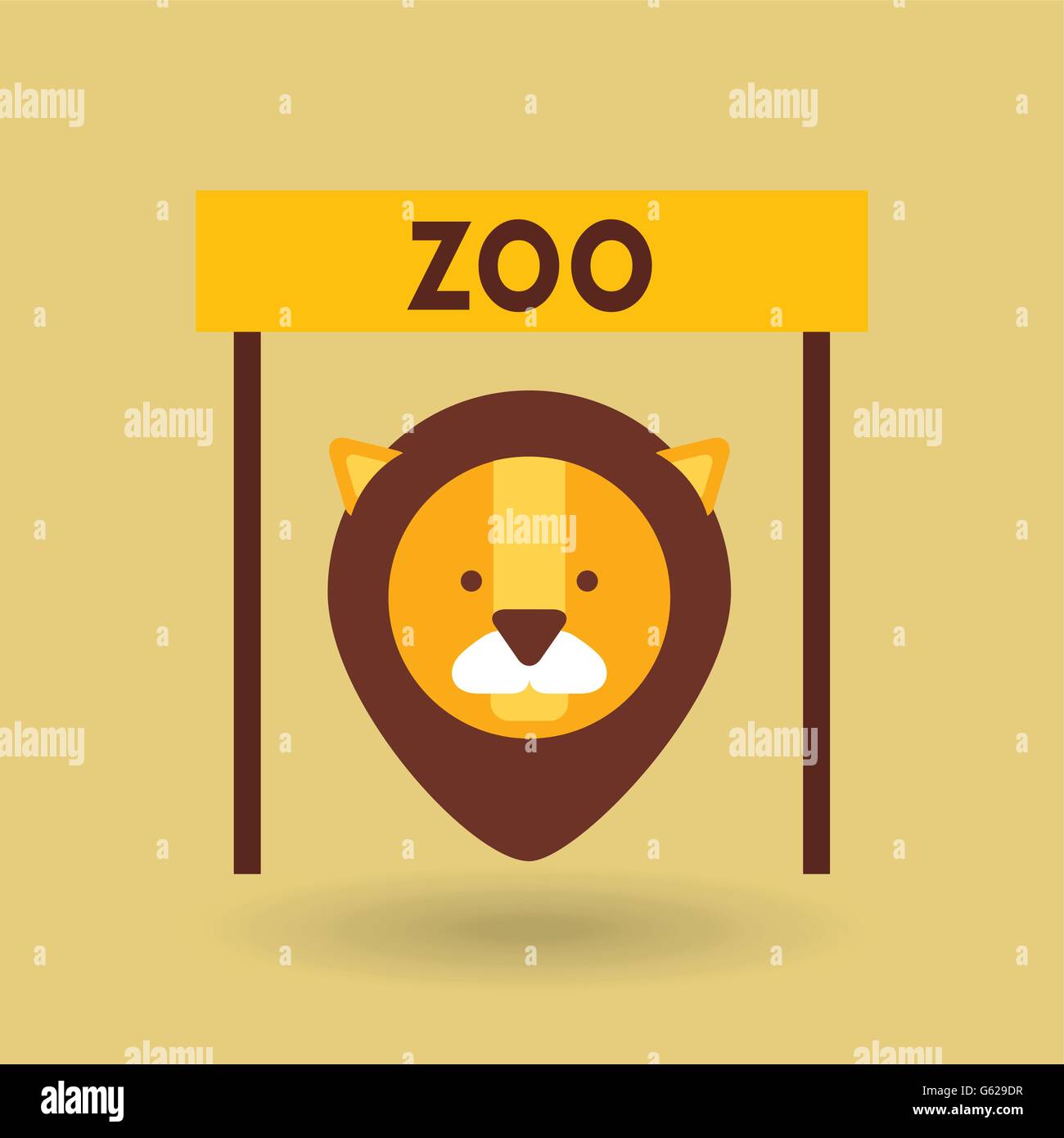 zoo animals design Stock Vector Image & Art - Alamy