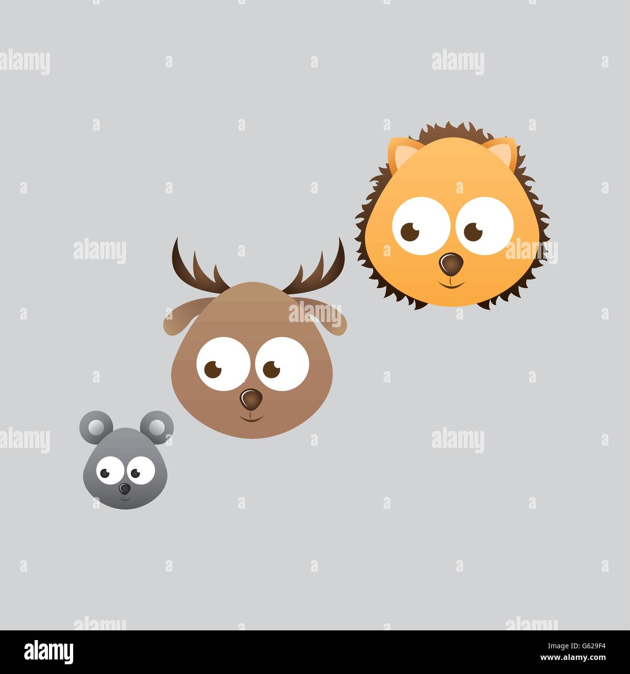 cute animals design Stock Vector Image & Art - Alamy