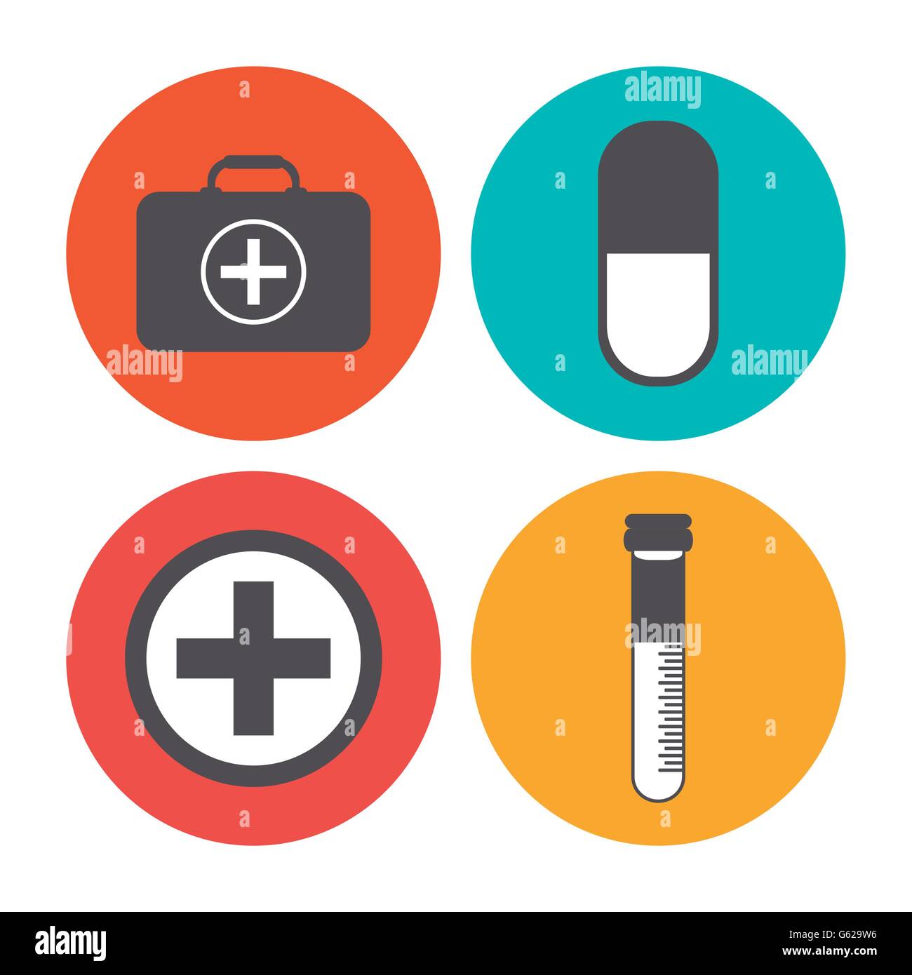 Medical care icons design Stock Vector Image & Art - Alamy