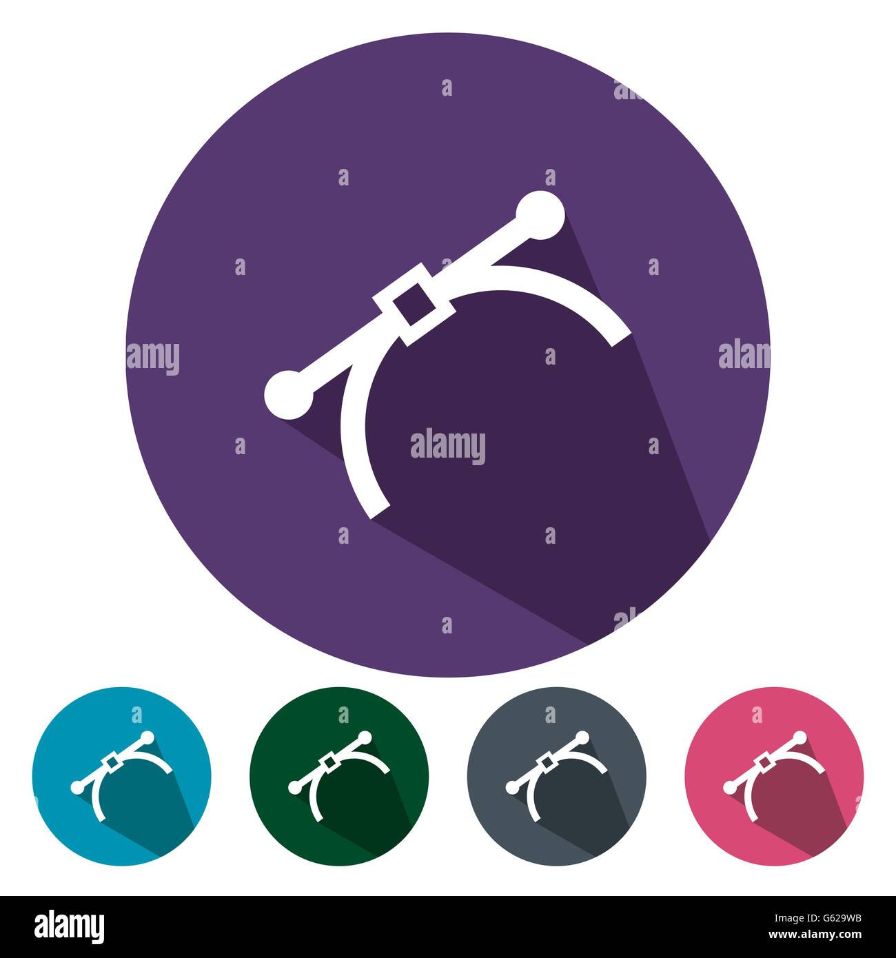 Anchor point vector vectors hi-res stock photography and images - Alamy