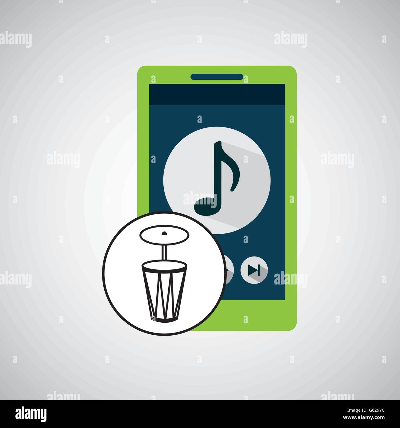 music player design Stock Vector Image & Art - Alamy