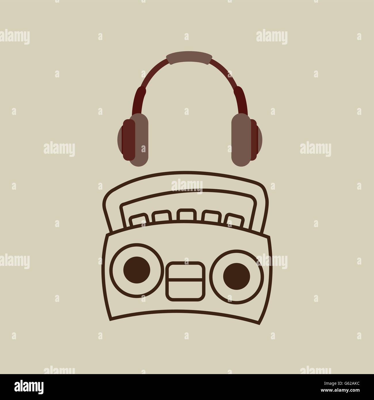 retro music design Stock Vector Image & Art - Alamy