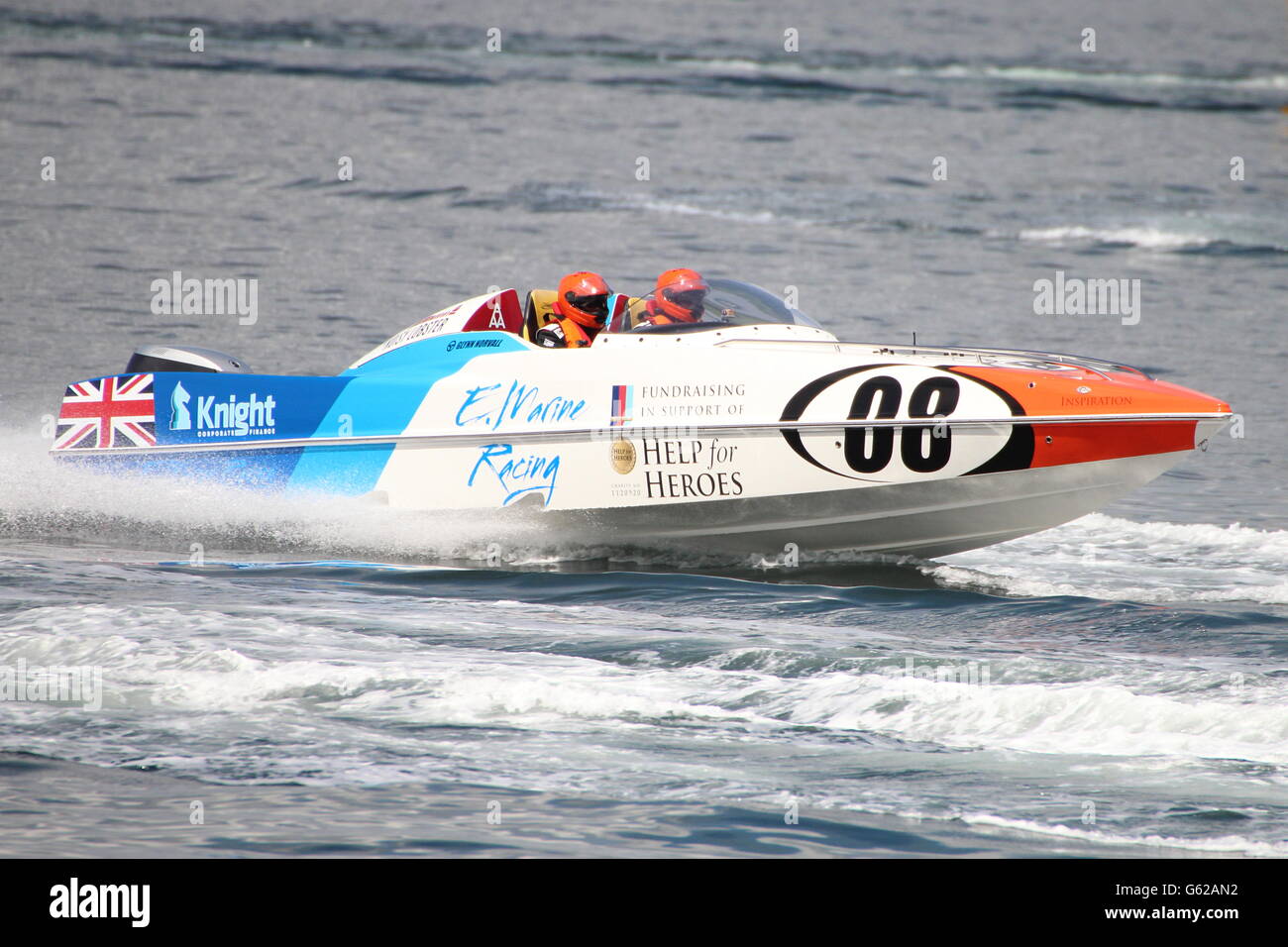 The E Marine Racing Team during the inaugural Scottish Grand Prix of ...
