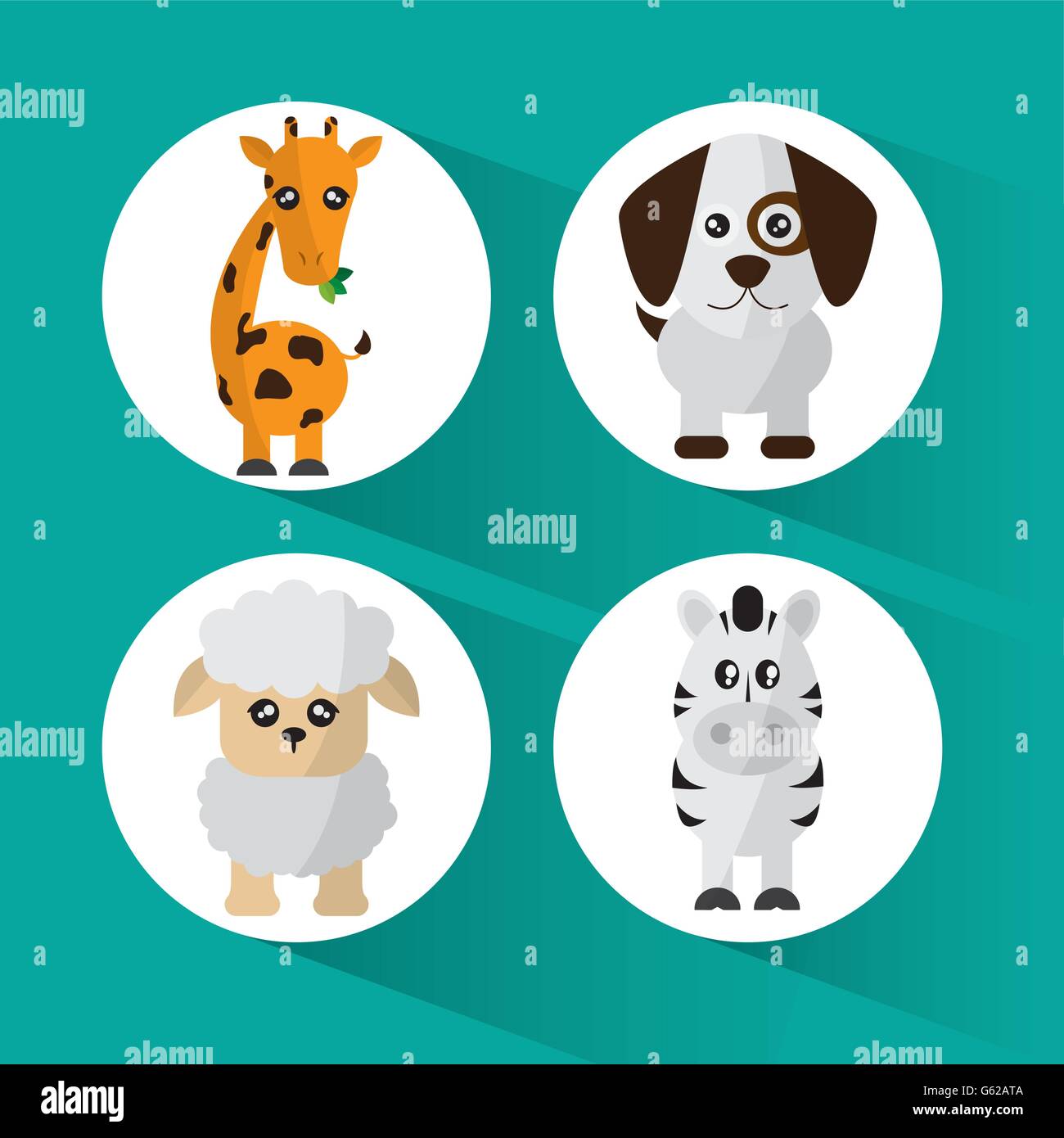 Animal cartoon design Stock Vector Image & Art - Alamy