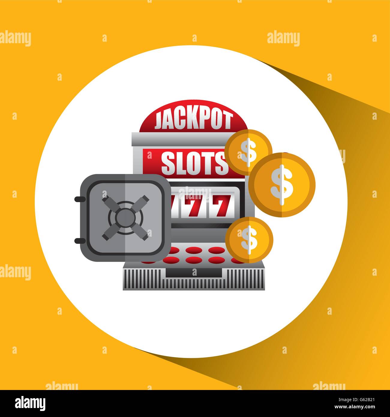 jackpot machine design Stock Vector Image & Art - Alamy