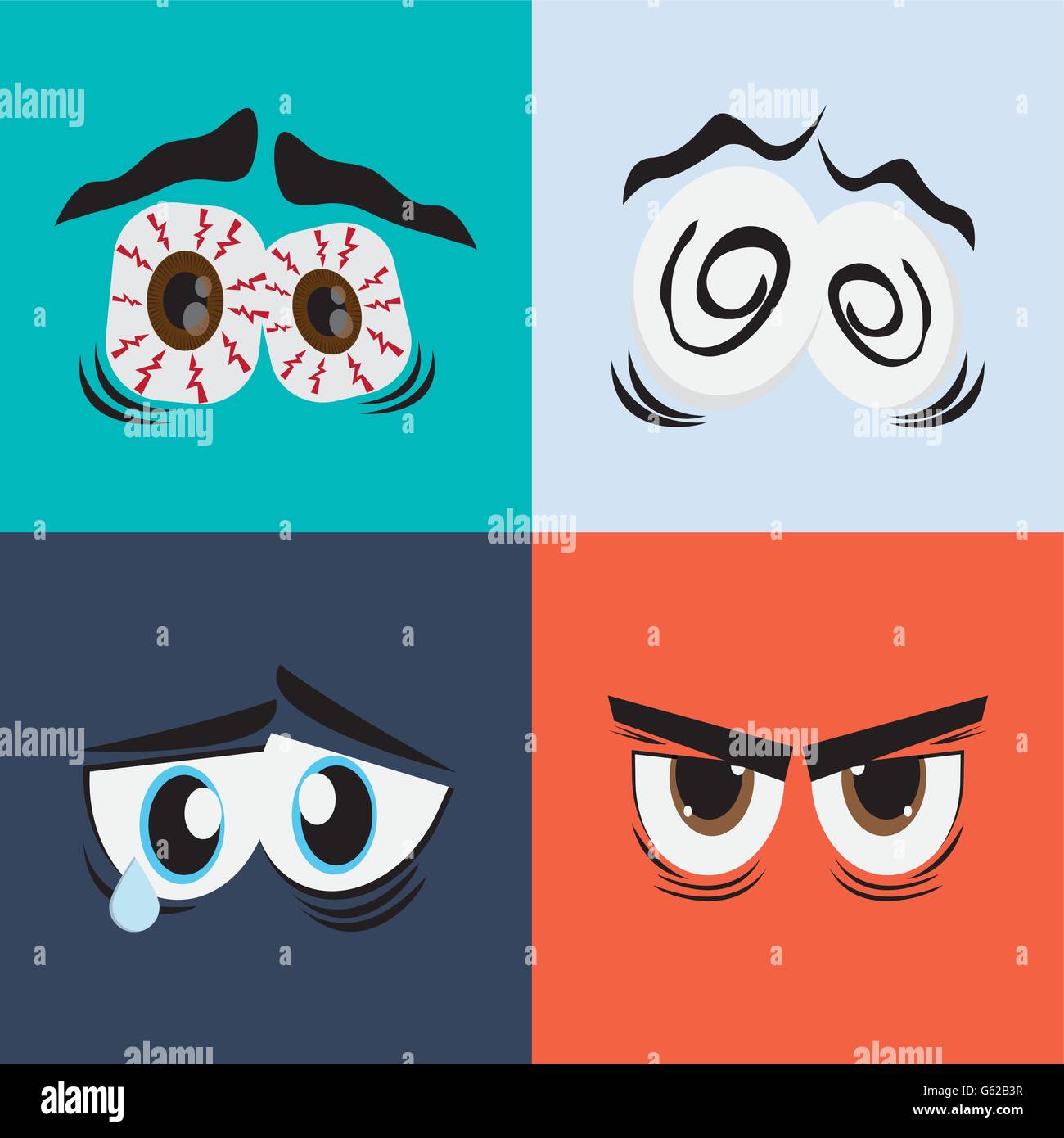 Expressive eyes design Stock Vector Image & Art - Alamy