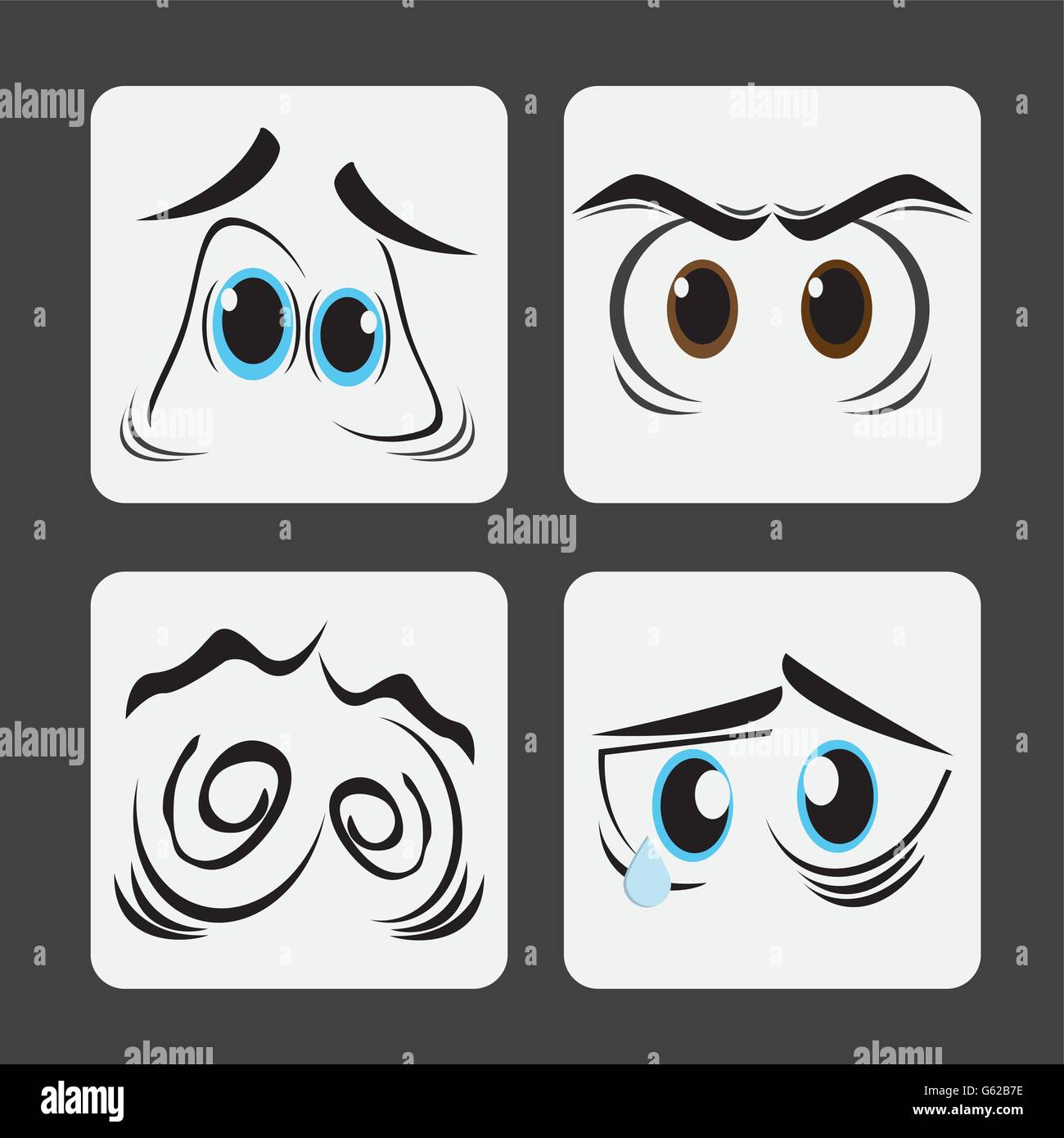 Expressive eyes design Stock Vector Image & Art - Alamy