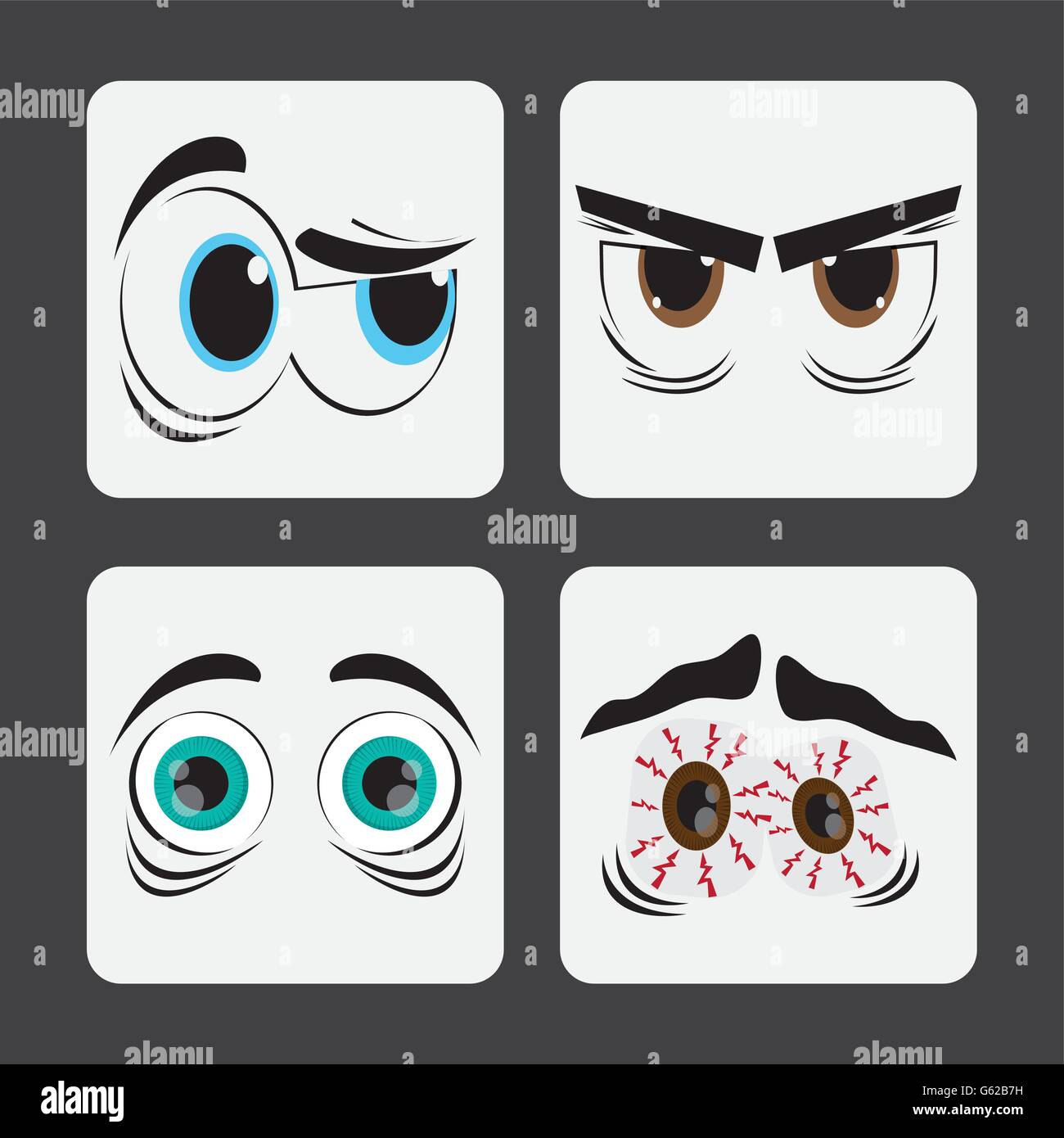 Expressive eyes design Stock Vector Image & Art - Alamy