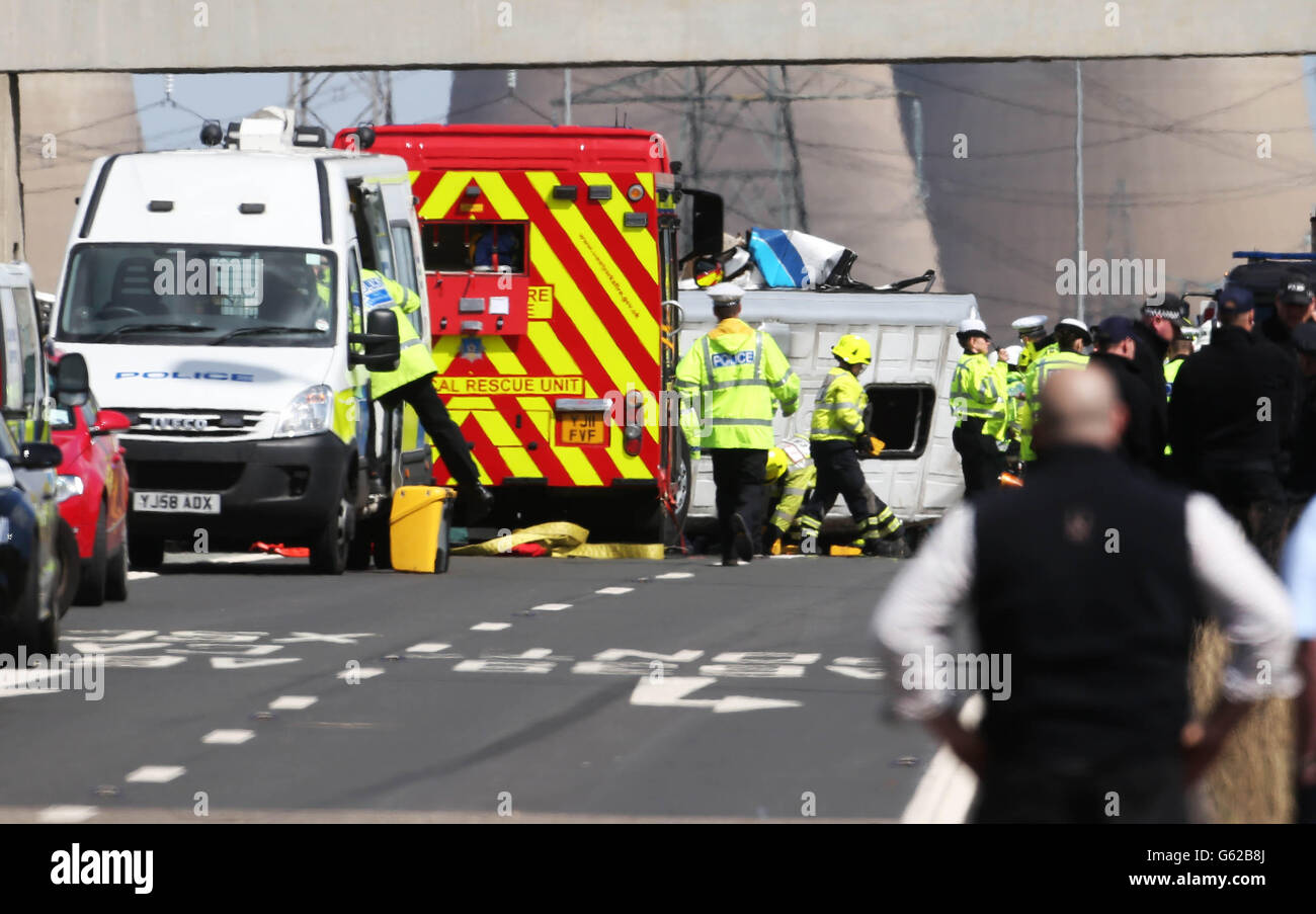 Mini bus crash hi-res stock photography and images - Alamy