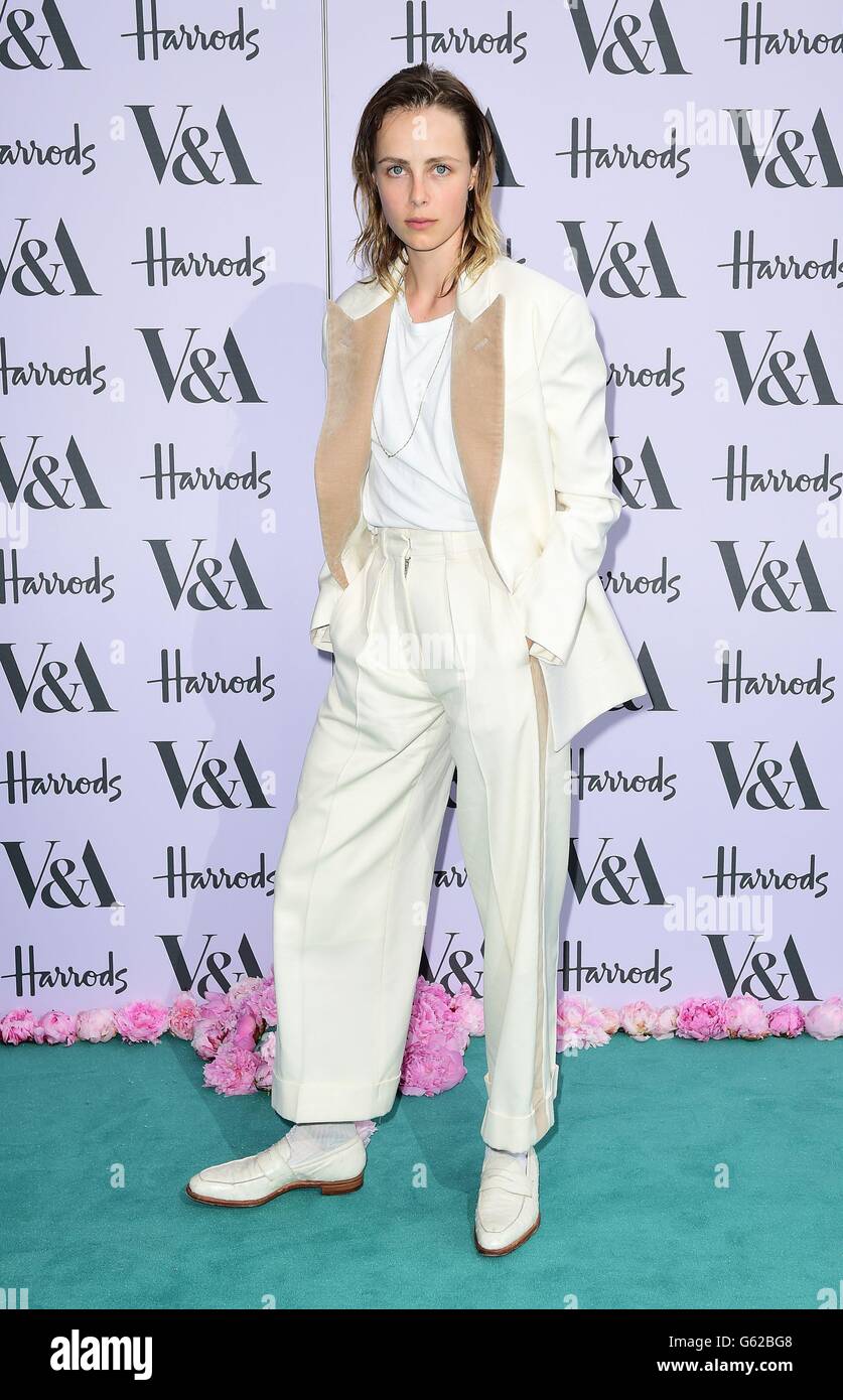 Edie Campbell attending the V&A Summer Party, in the John Madejski ...