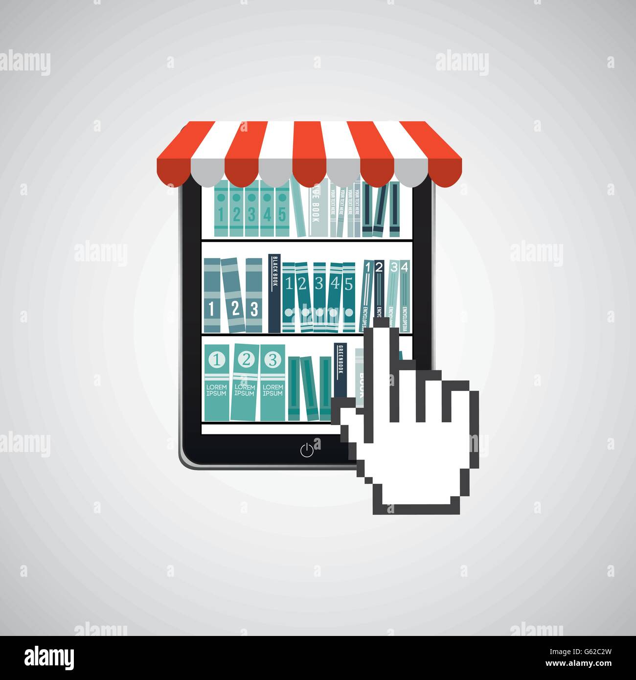 electronic book design Stock Vector Image & Art - Alamy