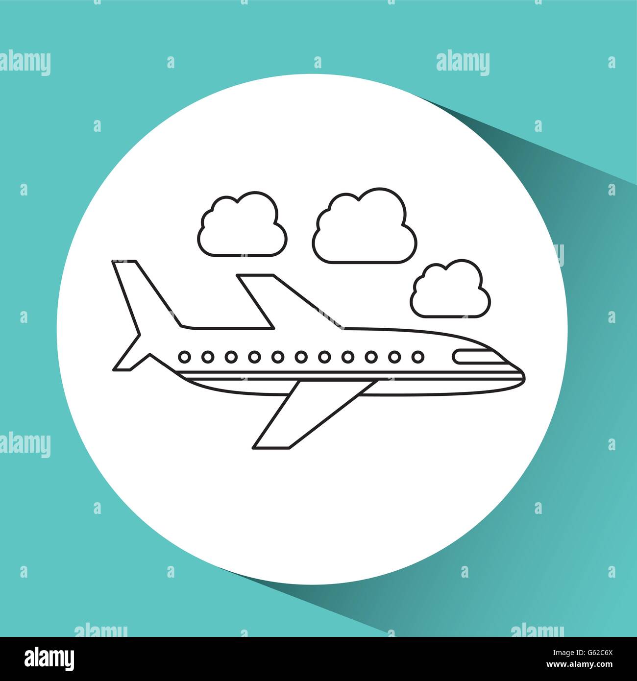 airplane flight design Stock Vector Image & Art - Alamy