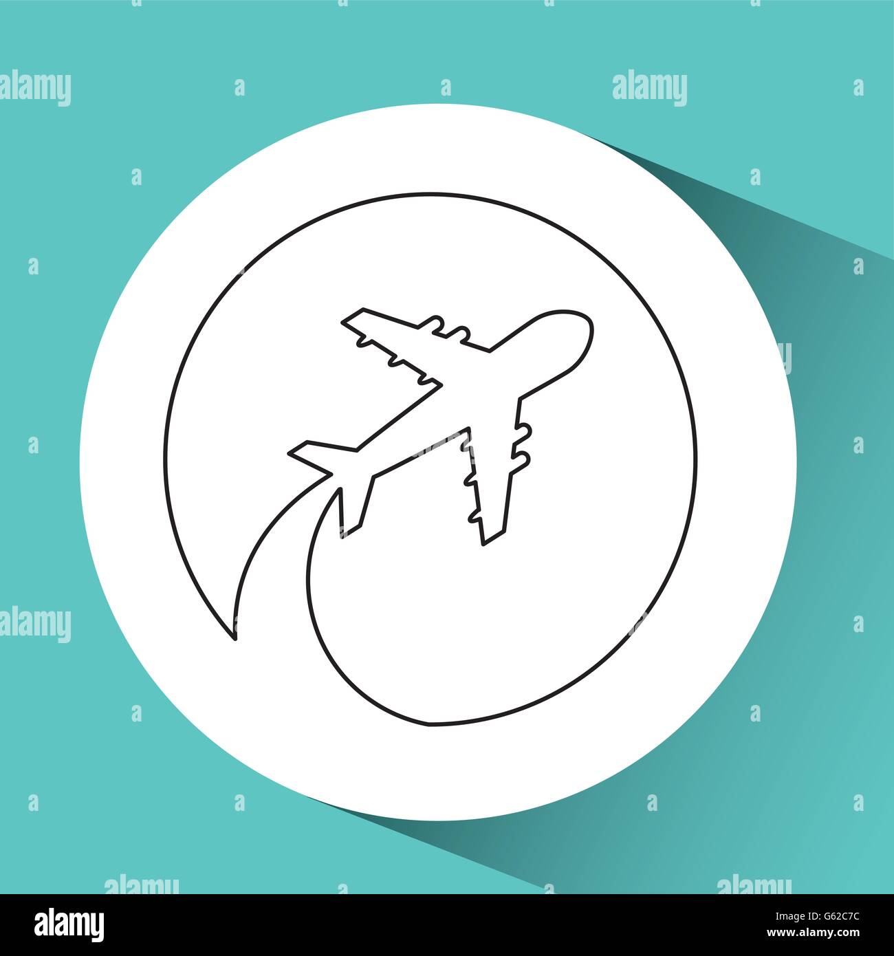 airplane flight design Stock Vector Image & Art - Alamy