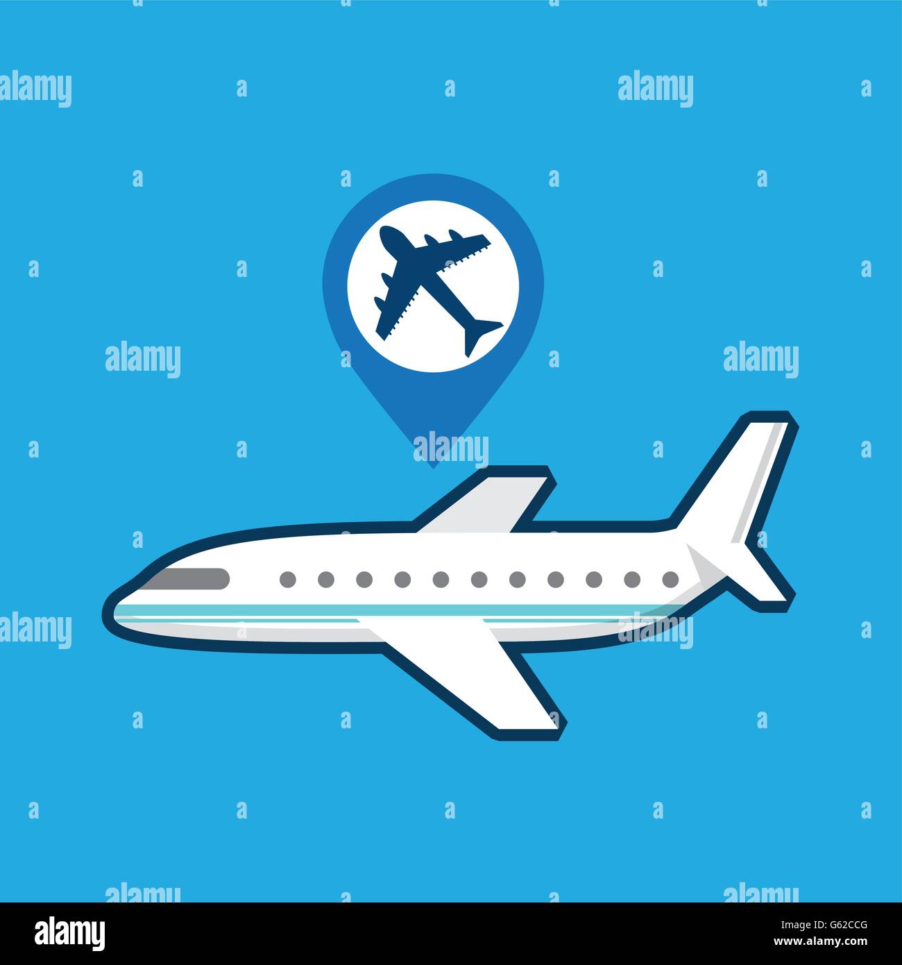 airplane flight design Stock Vector Image & Art - Alamy
