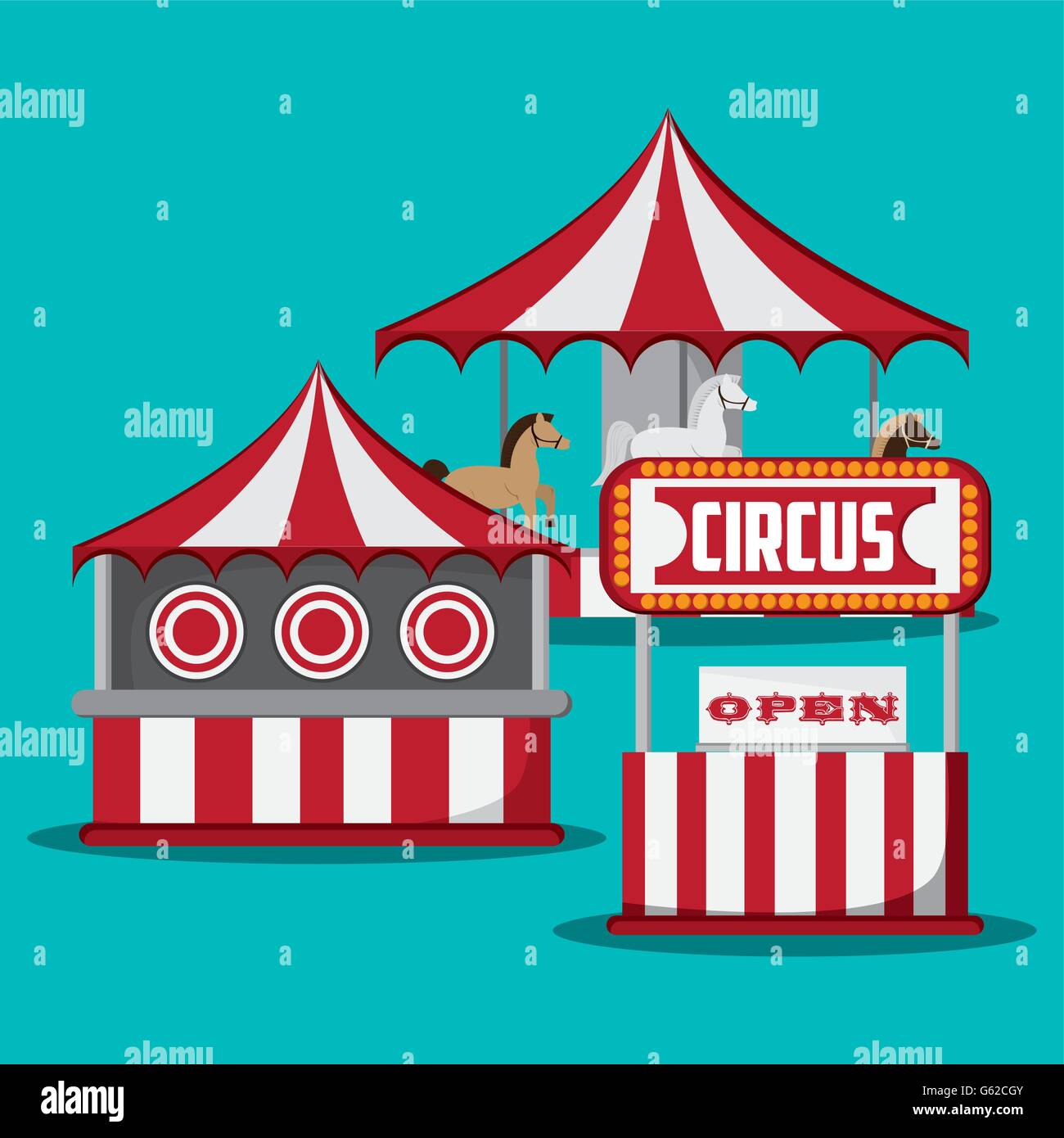 Circus elements design Stock Vector Image & Art - Alamy
