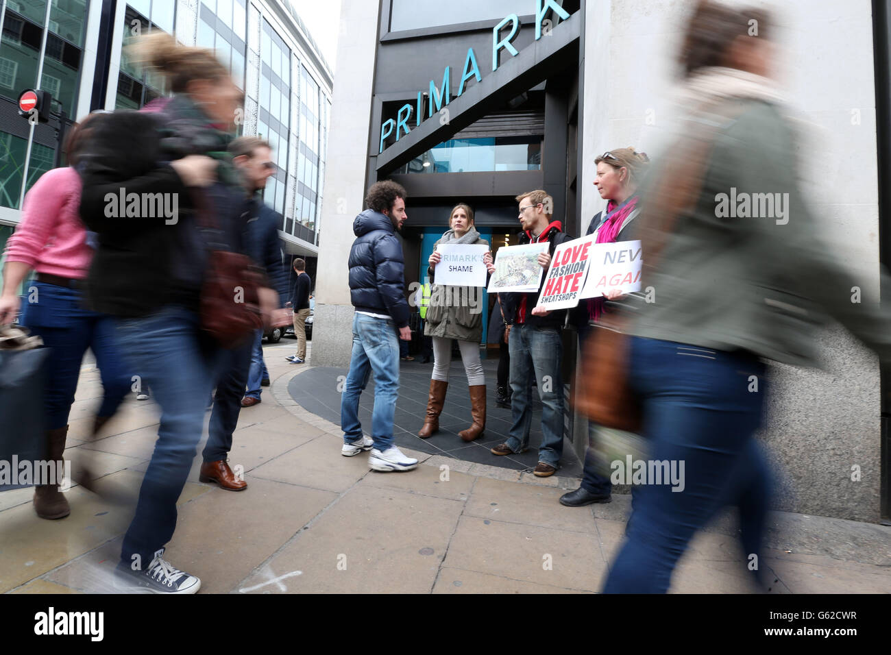 Primark protest hi-res stock photography and images - Alamy