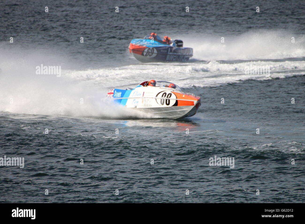 The E Marine Racing Team during the inaugural Scottish Grand Prix of ...