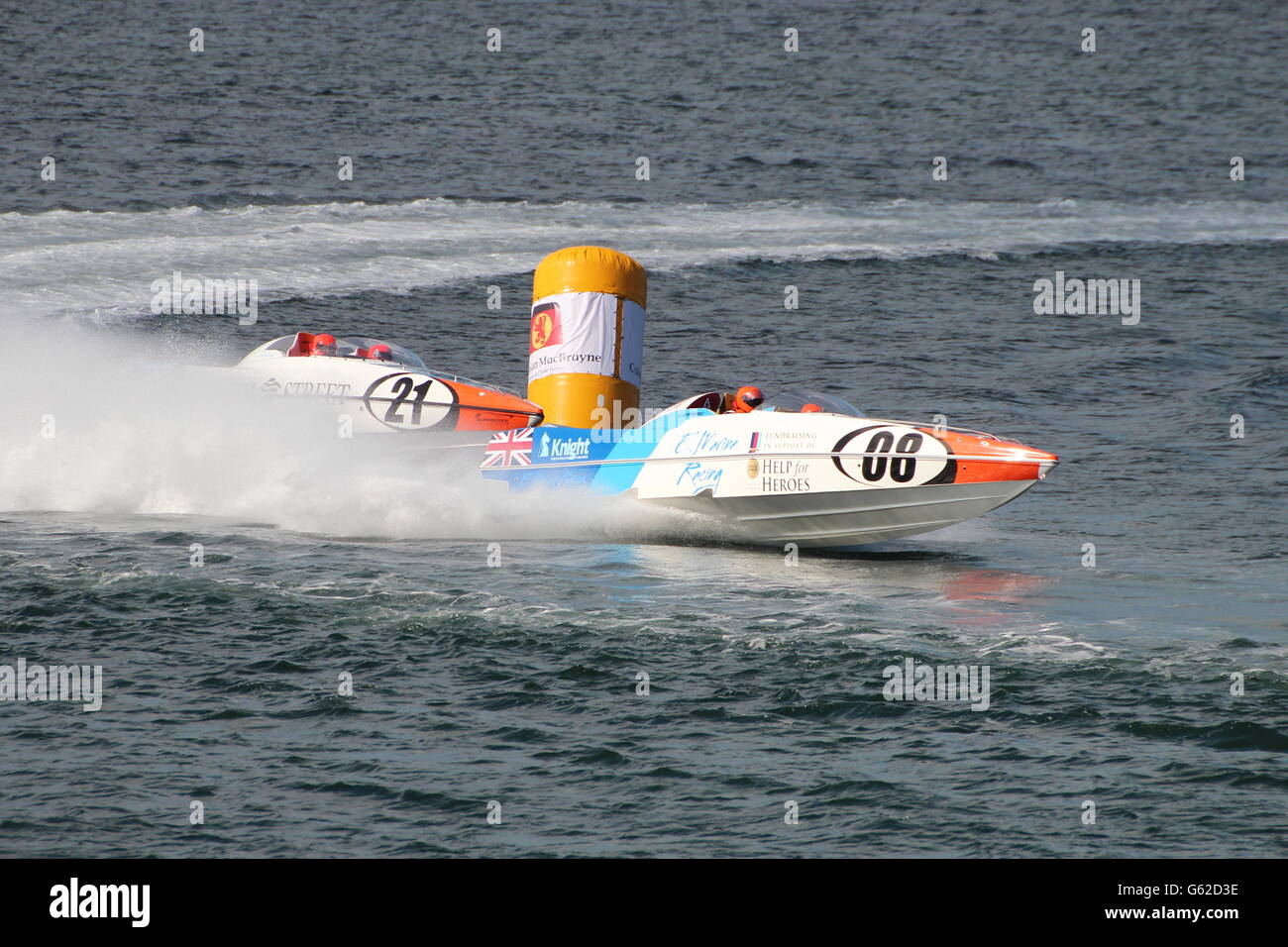 The E Marine Racing Team during the inaugural Scottish Grand Prix of ...