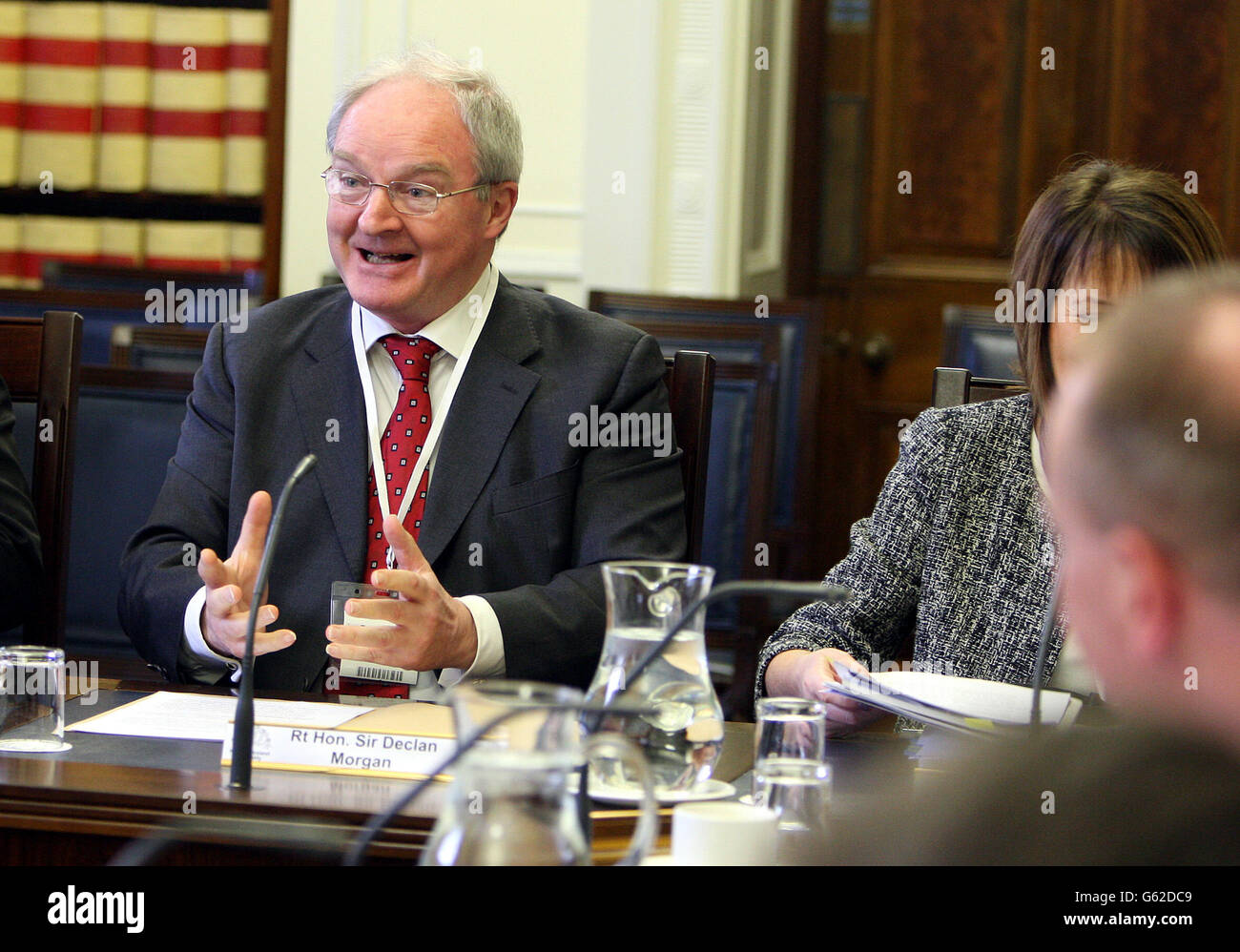 Lord Chief Justice, Sir Declan Morgan, addressing the Assembly's ...