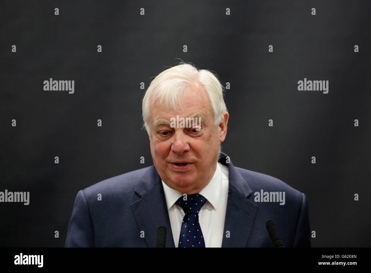 Chancellor of the University of Oxford, Lord Patten, addresses an ...