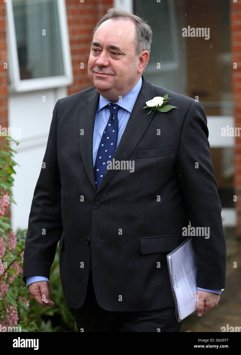 MSP Brian Adam funeral Stock Photo - Alamy
