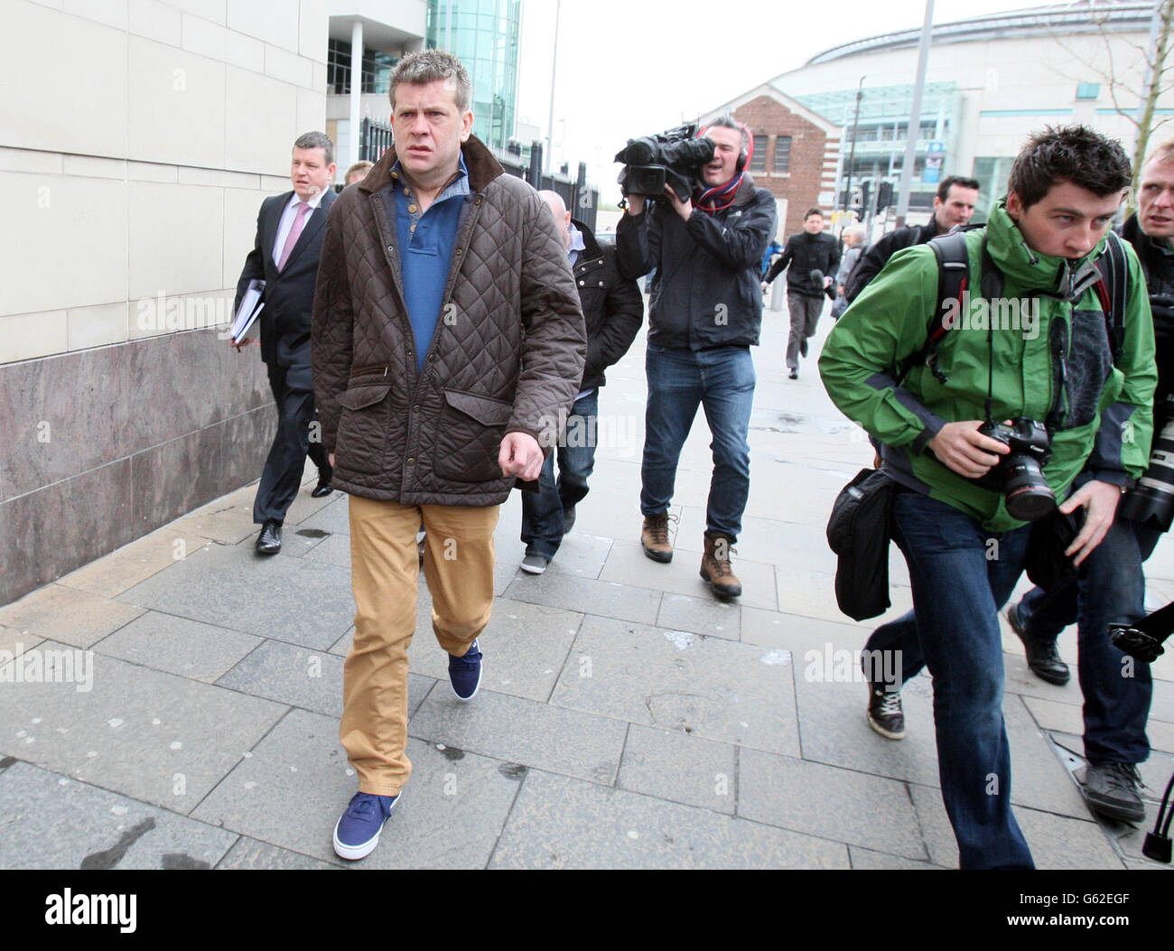 Brian Shivers, 47, of Co Londonderry walks free from Belfast Crown ...