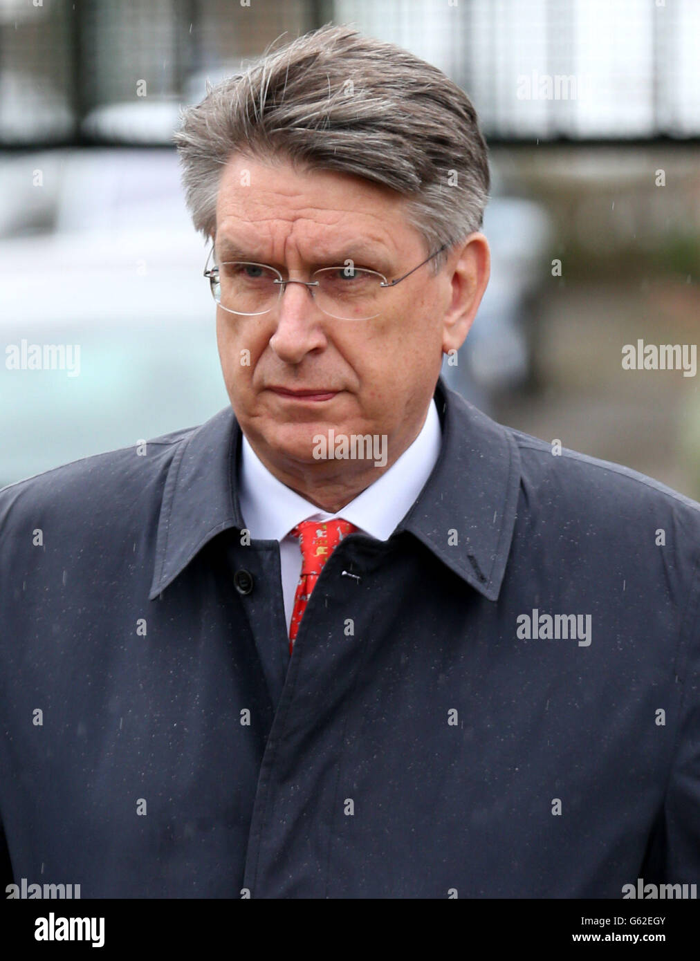 MSP Brian Adam funeral Stock Photo - Alamy