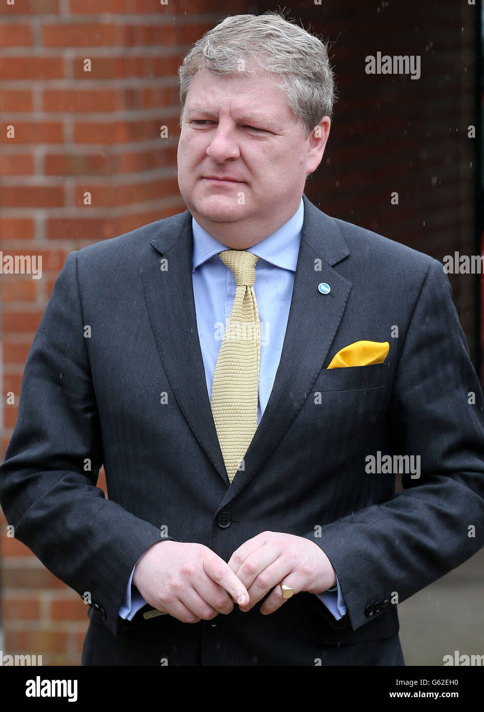 MSP Brian Adam funeral Stock Photo - Alamy