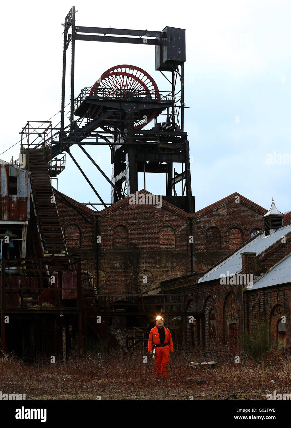 John Kane former miner and now guide, at the National Mining Museum for ...