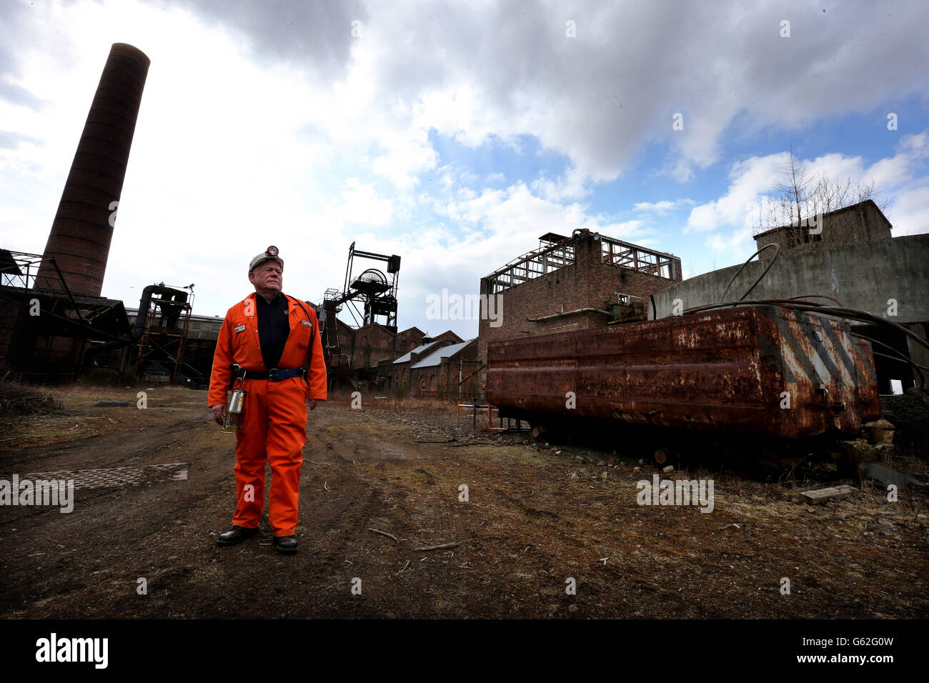 John Kane former miner and now guide, at the National Mining Museum for ...