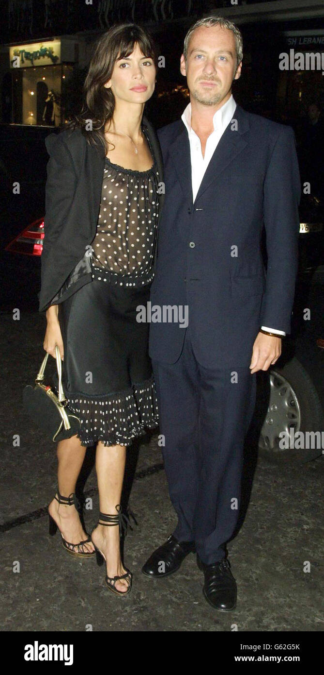 Model Lisa B with her partner Anton arrive at San Lorenzo in London for ...