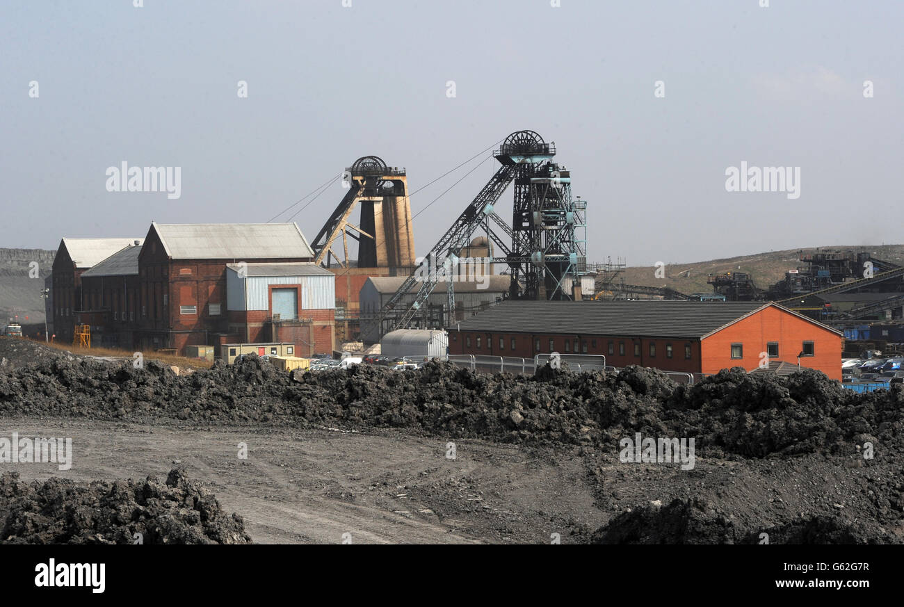 Hatfield Main Colliery Stock Photo - Alamy