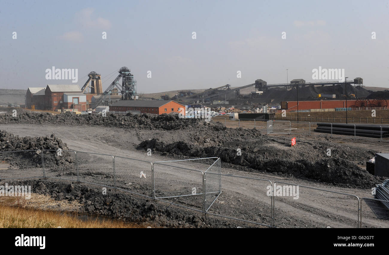 Hatfield Main Colliery Stock Photo - Alamy