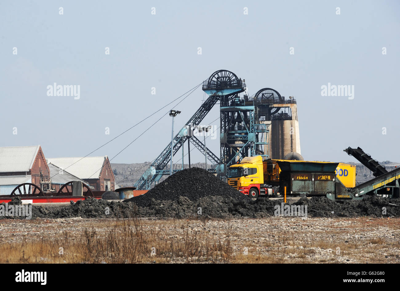 Hatfield Main Colliery Stock Photo - Alamy