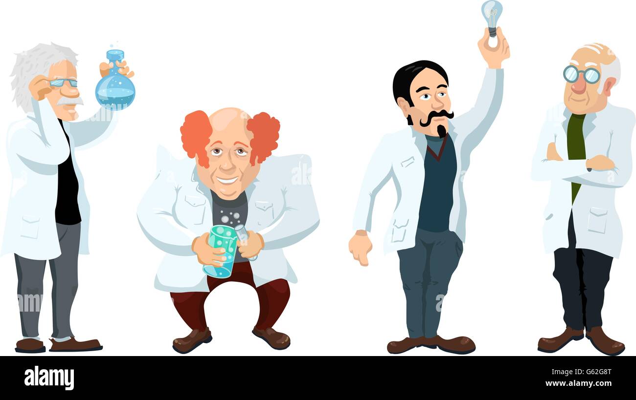 Scientist vector hi-res stock photography and images - Alamy