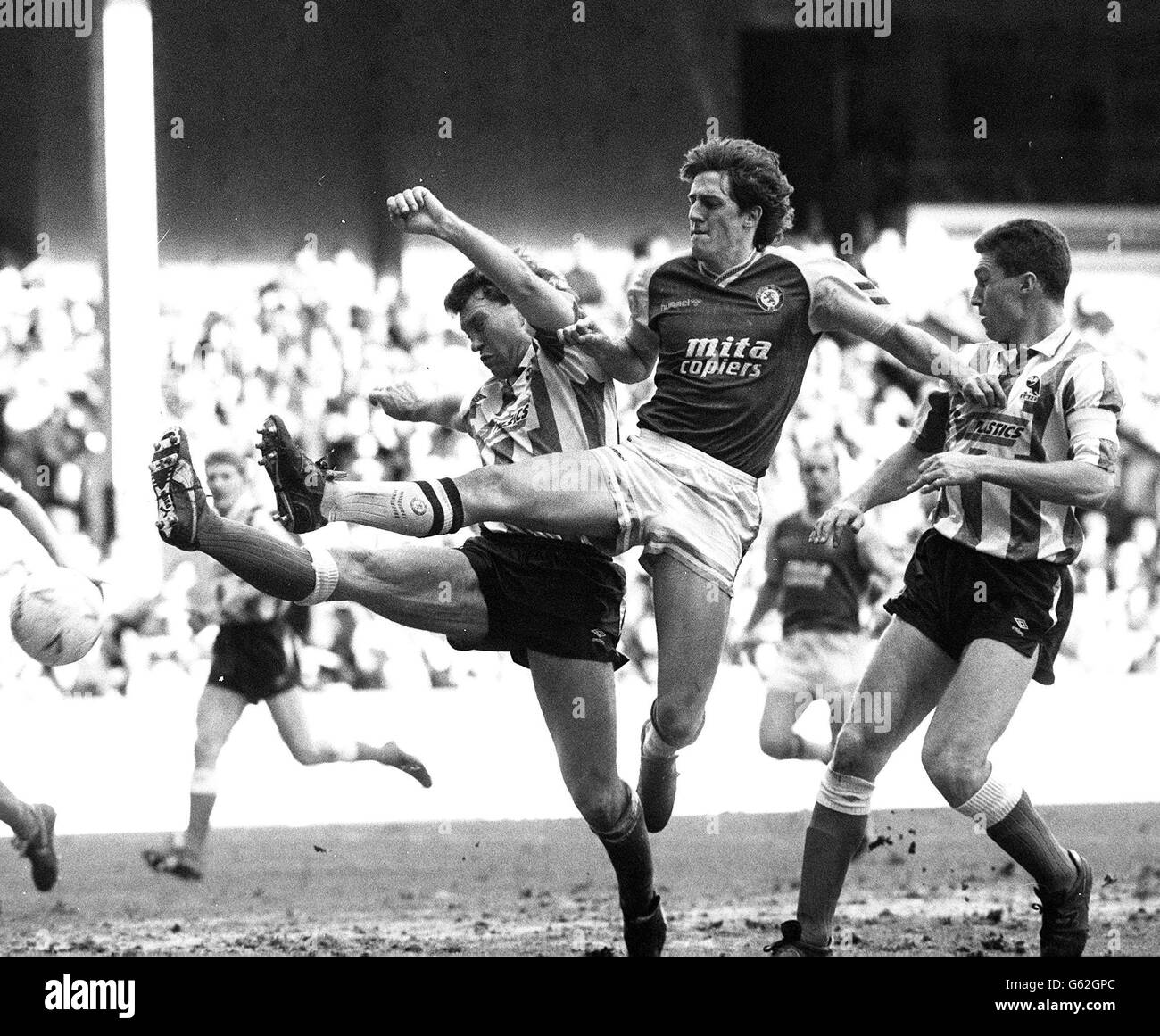 Ian Olney. Aston Villa's Ian Olney and Peter Shirtliff of Sheffield ...