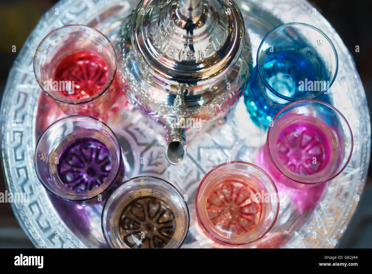 Pink Moroccan Tea Glasses