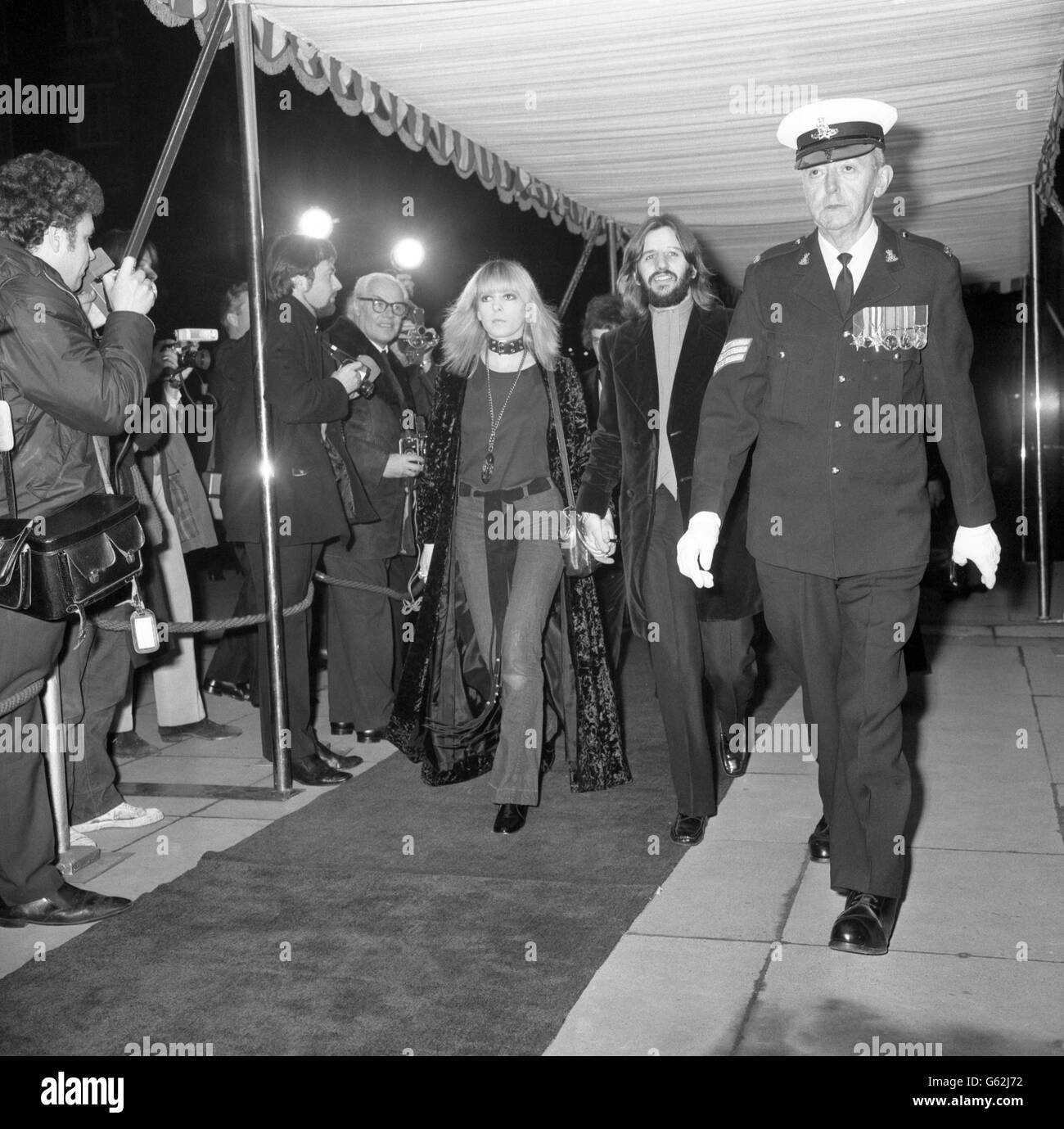 Ringo Starr and his wife Maureen arrive for the Royal charity premiere ...