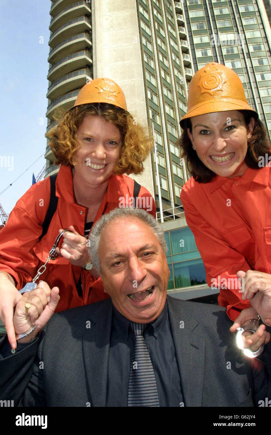 EasyJet's Ruth Start and Emma Coulthurst (dressed as "EasyJet low cost ...