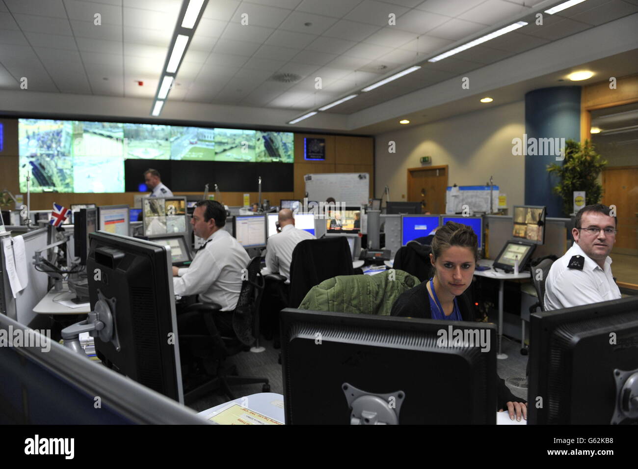 At The Metropolitan Polices Specialist Operations Room Sor In Lambeth ...