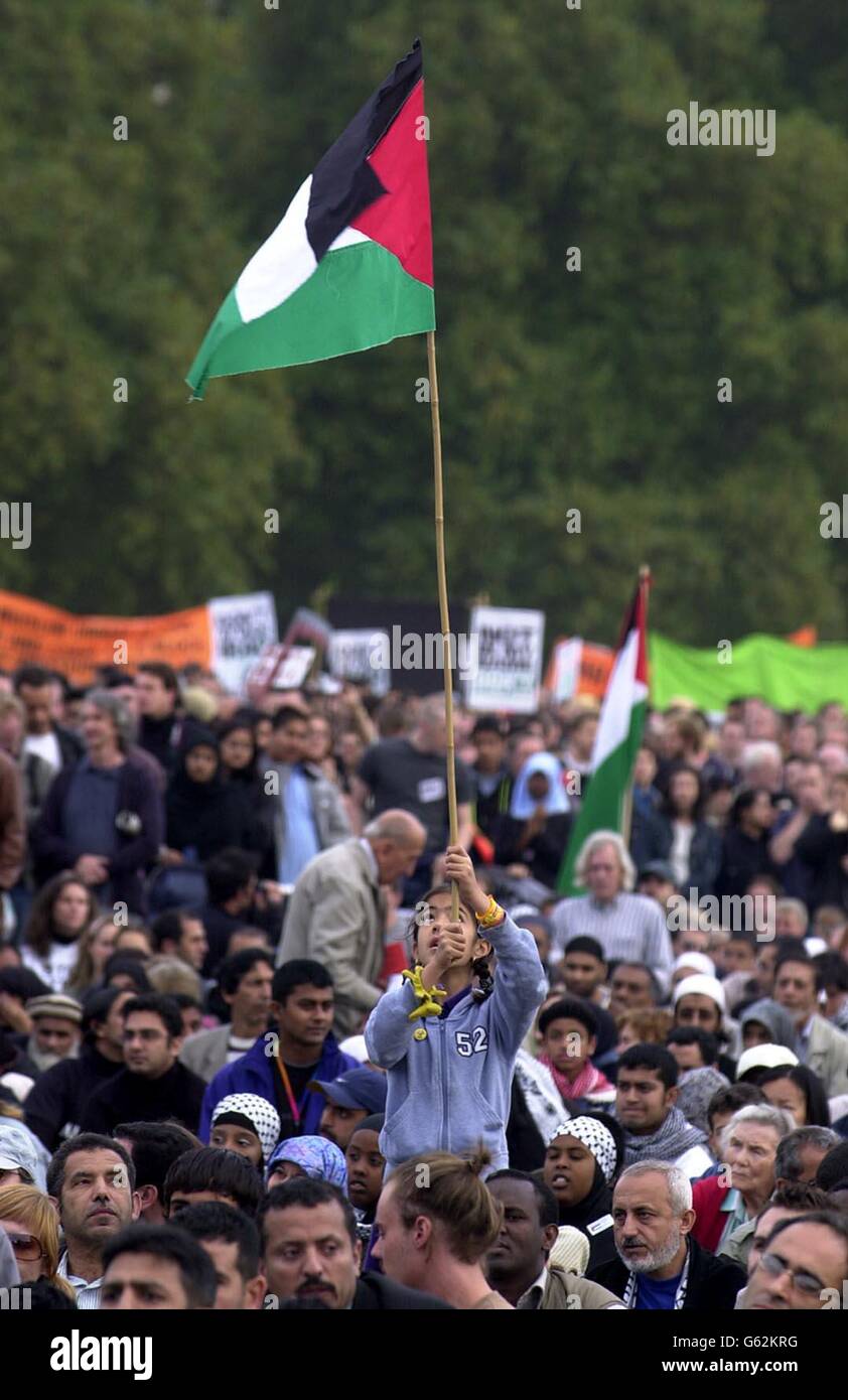 Crowd- Peace Rally Stock Photo - Alamy