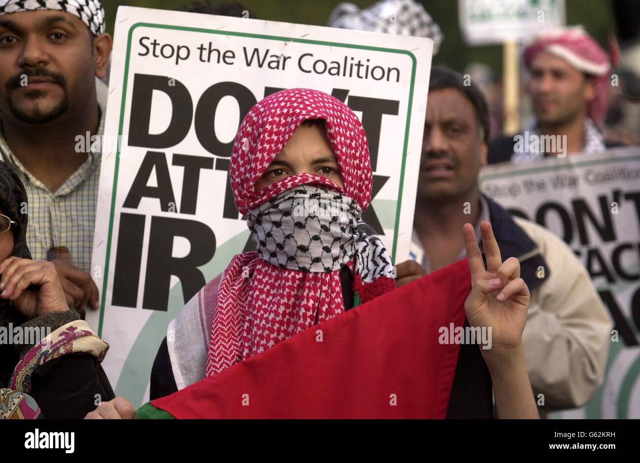 Crowd - Peace Rally Stock Photo - Alamy