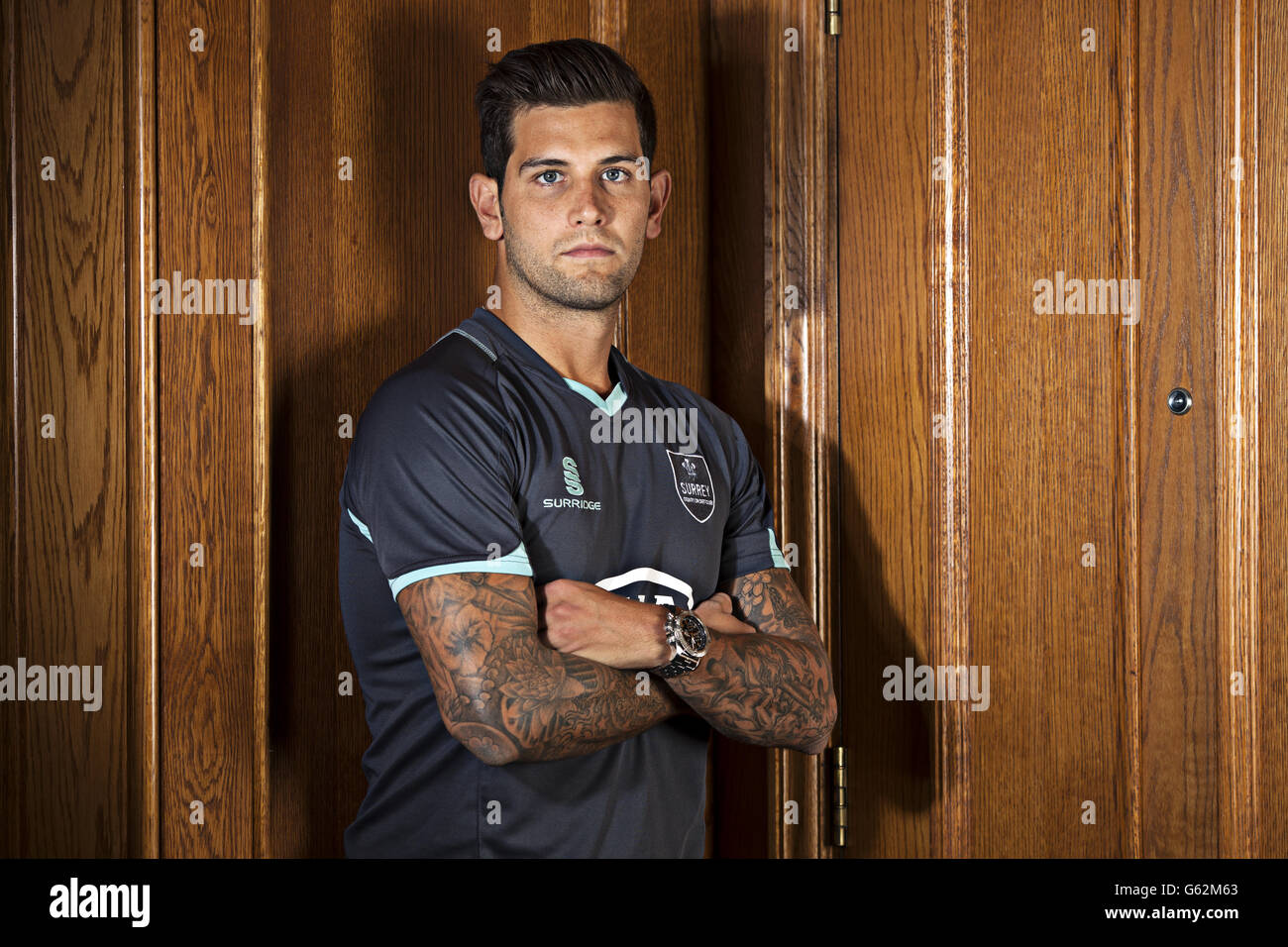Cricket - Surrey CCC Photocall - Kia Oval Stock Photo - Alamy
