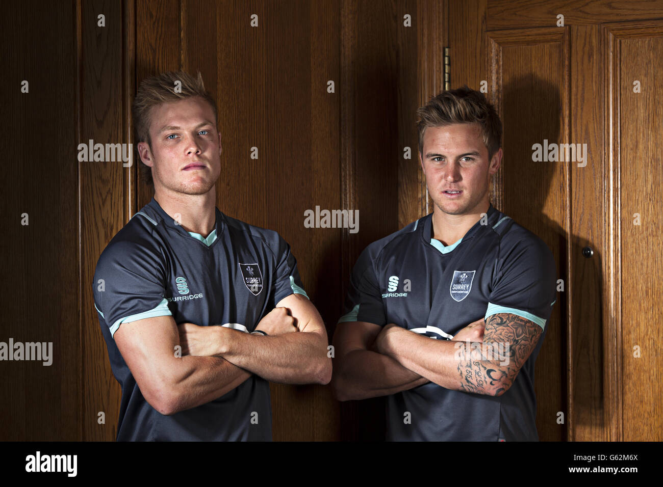 Cricket - Surrey CCC Photocall - Kia Oval Stock Photo - Alamy