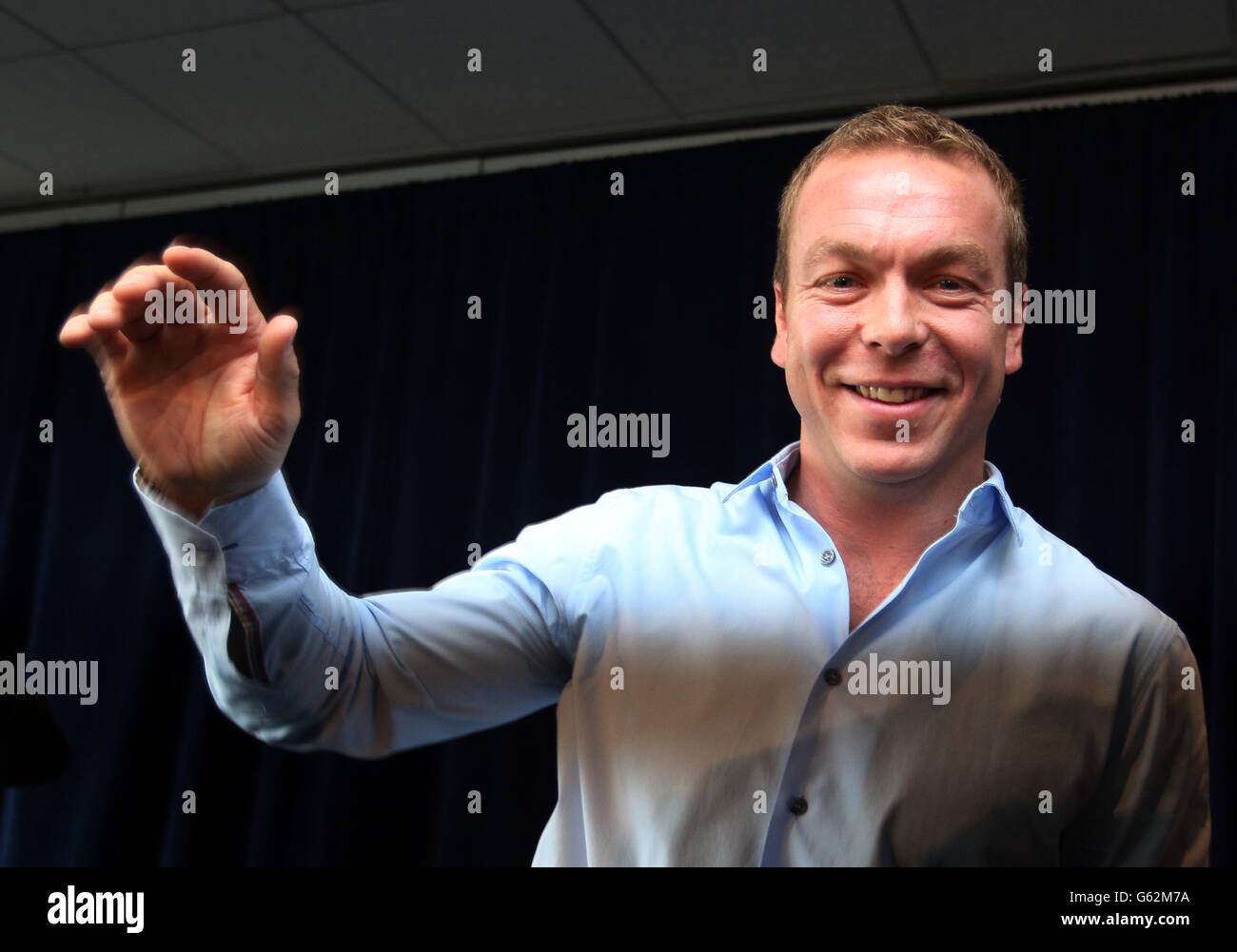 Cycling - Sir Chris Hoy Press Conference - Murrayfield Stadium. Sir Chris Hoy announces his ...